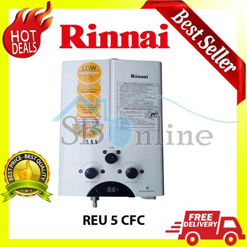 Jual Rinnai Water Heater Gas REU 5 CFC - Kota Semarang - Springbed Online | Tokopedia