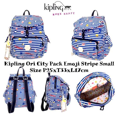 Jual Kipling Ori City Pack Emoji Stripe Small - Jakarta Utara - Lucky ...