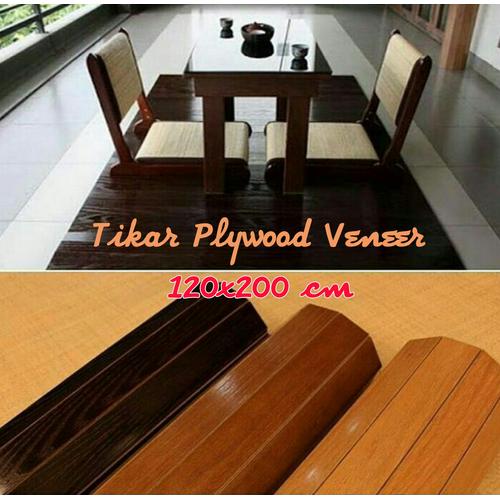 Jual Lampit Tikar Karpet Kayu Plywood Veneer 120x200 - LIGHT OAK - Kota ...