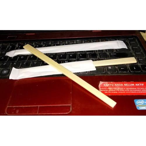 Jual Chopstik genroku/ sumpit kayu bungkus kertas isi 50 pcs/pack ...