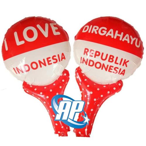 Promo balon pentung merah putih/Balon foil HUT RI/balon 17 agustus ...