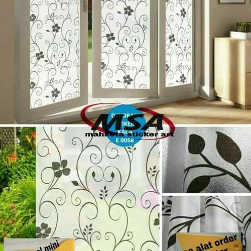 Jual sticker/stiker kaca/sandblast/kaca film/stiker motif batik - Kota ...
