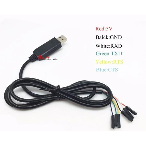 Jual FTDI FT232 Cable USB to RS232 Serial TTL Converter FT232RL 6pin ...