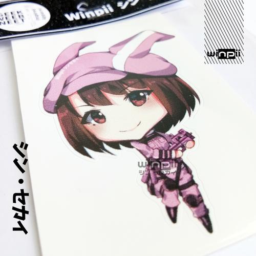 Jual Stiker / Sticker Llenn Anime SAO Alternative : Gun Gale Online ...