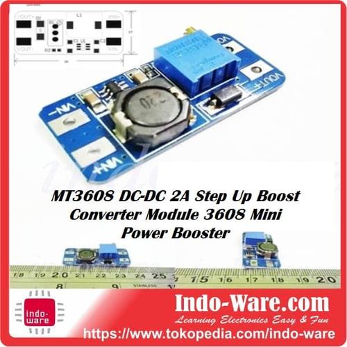Jual MT3608 DC-DC 2A Step Up Boost Converter Module 3608 Mini Power Booster - Kota Semarang ...