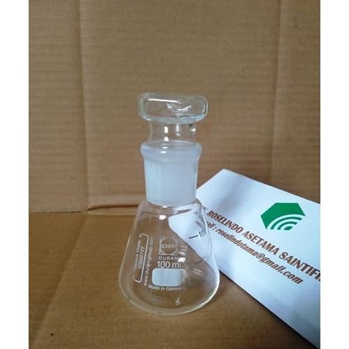 Jual Erlenmeyer tutup asah cap 100 ml NS 29/32 DURAN erlenmeyer + stopper - Kab. Bekasi ...