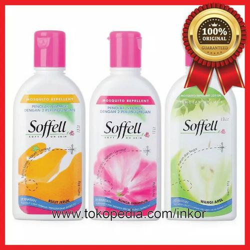 Jual SOFFELL Anti7 NYAMUK MOSQU6ITO REPELLENT LOTION BUNGA GERANIUM 80 ...
