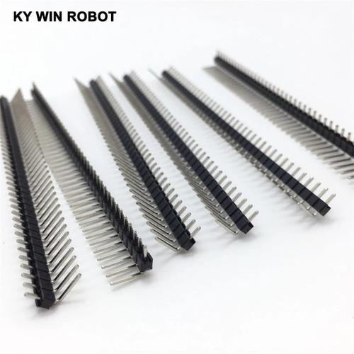 Jual L Shape Single Row Male Header 1x40 pin L tulang ikan bengkok ...
