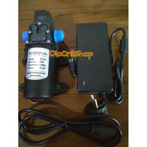 Jual Pompa Cuci Mobil Motor AC 60watt 5 Lpm Adaptor 12v 5A - Kab ...