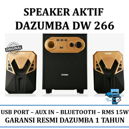 Jual Speaker Aktif Dazumba DW 266 - Bluetooth Speaker With USB+AUX - IN ...