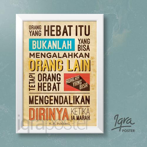 Jual Orang Hebat itu #Vintage - Pigura & Bingkai Motivasi Islami ...