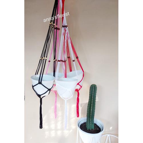 Jual Tali Pot Gantung / Pot Gantung / Mecrame / Tanpa Tanaman - Kab ...