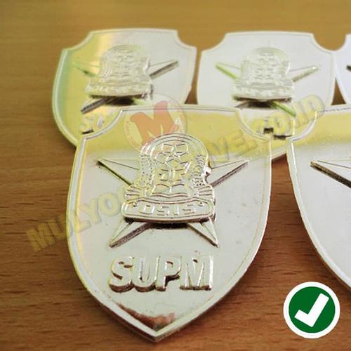 Jual Pin Osis SMP SMA SMK Logam Custom Nama Sekolah - Bros OSIS Silver ...