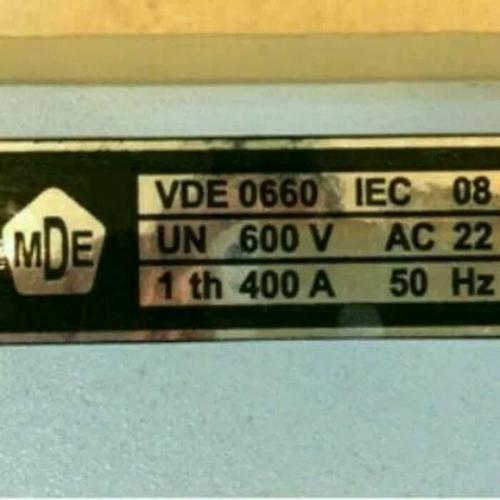 Jual Ohm saklar MDE GZ 4P 400A/ohm saklar 4phase 400A PLN-0-Genset/@MDE ...