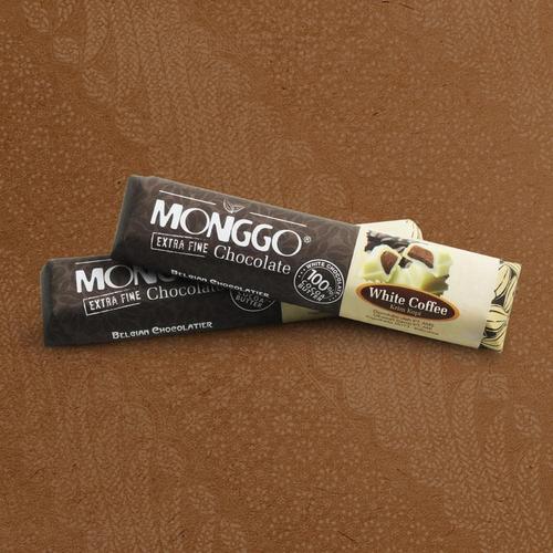 Jual Coklat White Coffee Cokelat MONGGO Asli JOGJA Bar 40 gram Premium ...