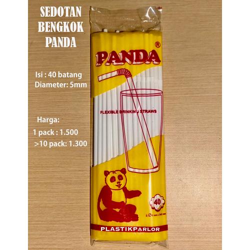 Jual Sedotan Bengkok / Tekuk Putih Merk Panda Murni 100% - Kab ...