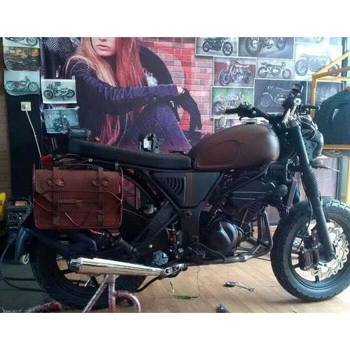 Jual TAS MOTOR CUSTOM - TAS BAGASI SEPEDA MOTOR - TAS KULIT SEPEDA ...