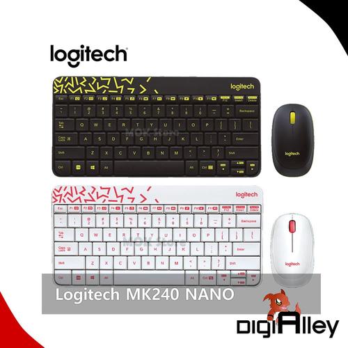 Jual LOGITECH MK240 NANO Wireless Keyboard+Mouse Combo ORIGINAL MK 240 ...
