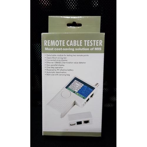 Jual Remote Cable Tester 4in 1 Multi Lan Tester RJ45, RJ11, USB & BNC ...