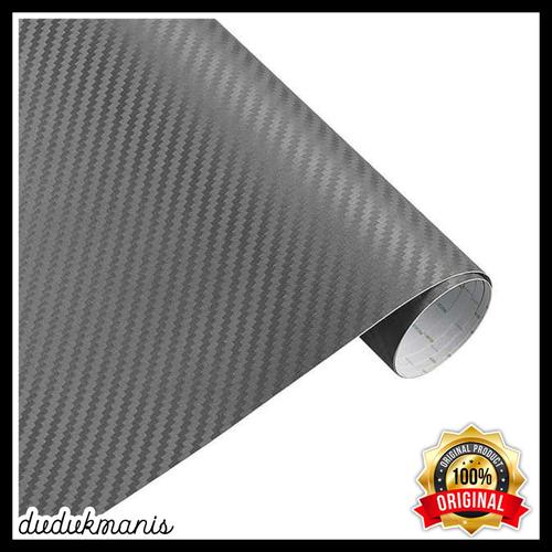 Promo Sticker Stiker Carbon 3D Fiber Vinly Mobil Karbon Multifungsi HOB ...