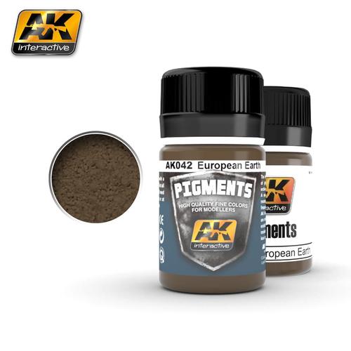Jual AK 042 PIGMENTS EUROPEAN EARTH - diorama model kitt paint ...