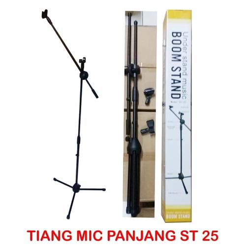Jual Stand Tiang Mic Mik Microphone Mikropon Panjang Plus Holder Mic 2 ...