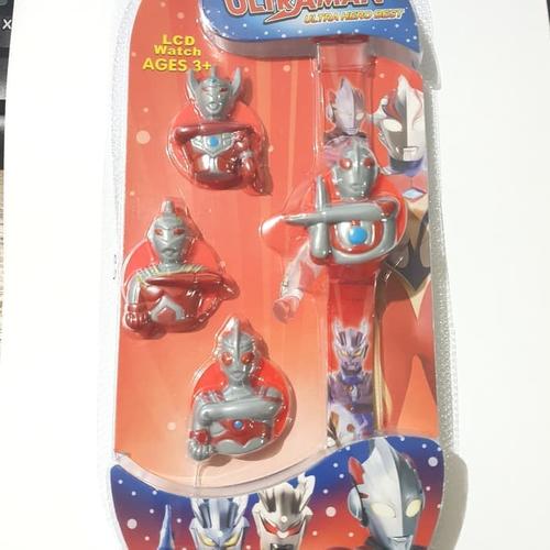 Jual Jam Tangan Kepala Ganti Ultramen / Jam Tangan Ultraman / Jam Anak ...