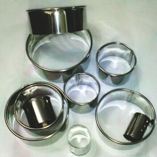 Jual ROUND COOKIE CUTTER,Stainless,10 Pcs,Cetakan Adonan/Cake/Cookies ...