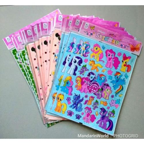 Jual Stiker Laser Anak Sticker Karakter Perempuan, Stiker Anak ...