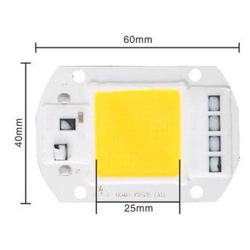 Jual Chip Lampu COB LED Floodlight Spotlight 220V 50W - Cool White ...