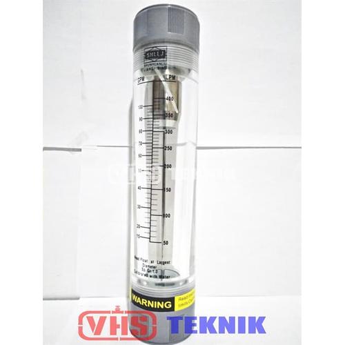 Jual ROTAMETER 50-400 LPM 1.5" LIQUID FLOW METER ACRYLIC TUBE WATER ...
