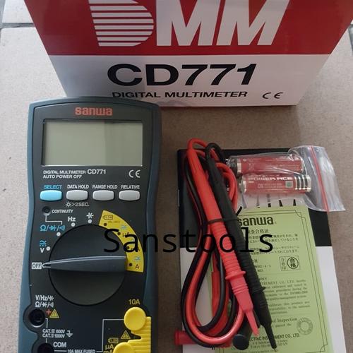 Jual digital multitester / digital multimeter SANWA CD771 ORIGINAL ...