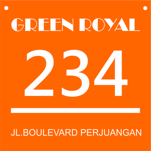 Jual STICKER NOMOR/ALAMAT RUMAH - Jakarta Pusat - V&J Sticker | Tokopedia