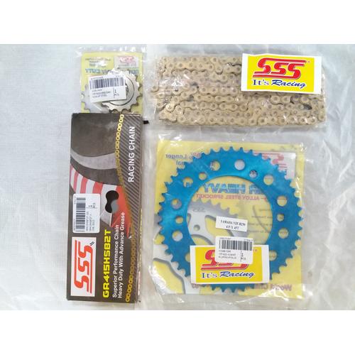 Jual Gear Set SSS Yamaha R25 Aluminum Blue / Gearset R25 / Girset R25 ...