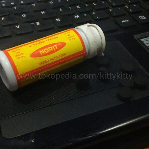 Jual Tablet Norit Activated Carbon Obat Diare Mencret, Penyerap Racun ...