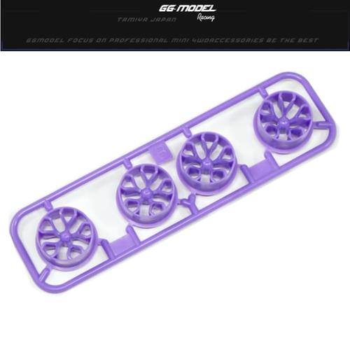 Jual TAMIYA LOW PROFILES WHEEL SET Y SPOKE PURPLE / PELEK Y SPOKE ...