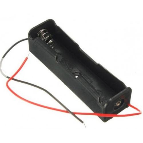 Jual tempat baterai 18650 single battery holder 1x case box socket ...