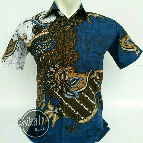 Jual Kemeja Katun Batik Khas Pekalongan Motif Balok - Kab. Bandung ...