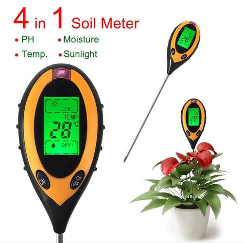 Jual DIGITAL SOIL ANALYZER PH METER TANAH PH MOISTURE LIGHT TEMPERATURE ...