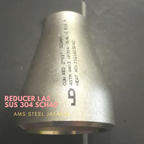 Jual 2 X 1 INCH SCH40 REDUCER SUS 304 STAINLESS STEEL REDUSER LAS ...