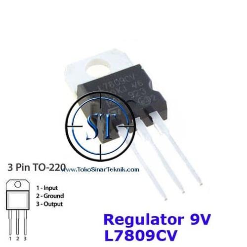 Jual L7809 7809 L7809CV IC VOLTAGE REGULATOR 9Volt 1.5A High Quality ...