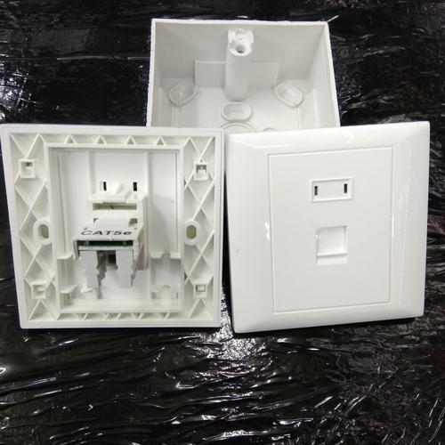Jual Face plate RJ 45 + modular rj45 + box soket - Kota Tangerang ...