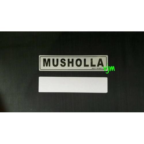 Jual Sign label pvc musholla, plat nama acrylic - Kota Tangerang ...