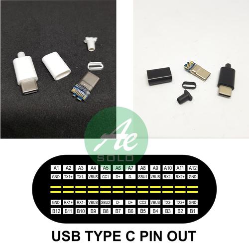 Jual Soket USB Type C Socket USB TypeC Jantan - Putih - Kab. Sukoharjo ...
