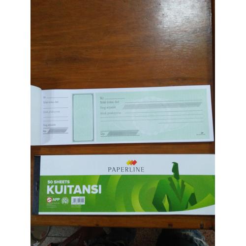 Jual Buku Kwitansi Besar PAPERLINE 50 Lembar / Buku Kwitansi Besar ...