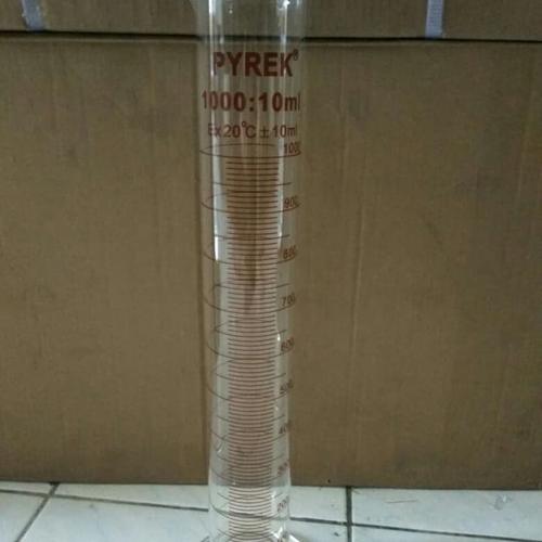 Jual Gelas ukur 1000ml pyrex / measuring cylinder 1000ml - Kab. Bandung ...