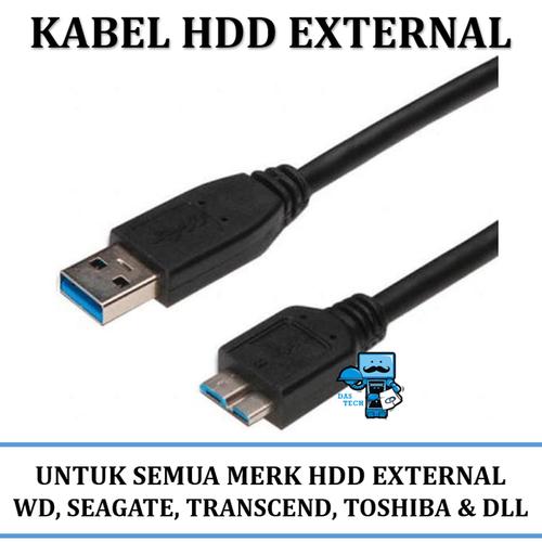 Jual Kabel HDD External USB 3.0 - For WD, Seagate, Transcend, Toshiba ...