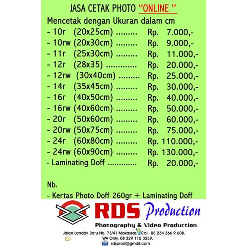 Jual Cetak Photo 24r 60x80 cm Per Lembar - Kota Makassar ...