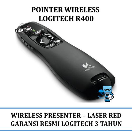 Jual Logitech wireless presenter/pointer r400 - Jakarta Pusat - das ...