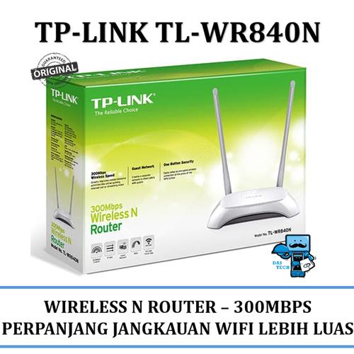 Jual TP-LINK TL-WR840N WIRELESS ROUTER - Original Resmi - Jakarta Pusat ...